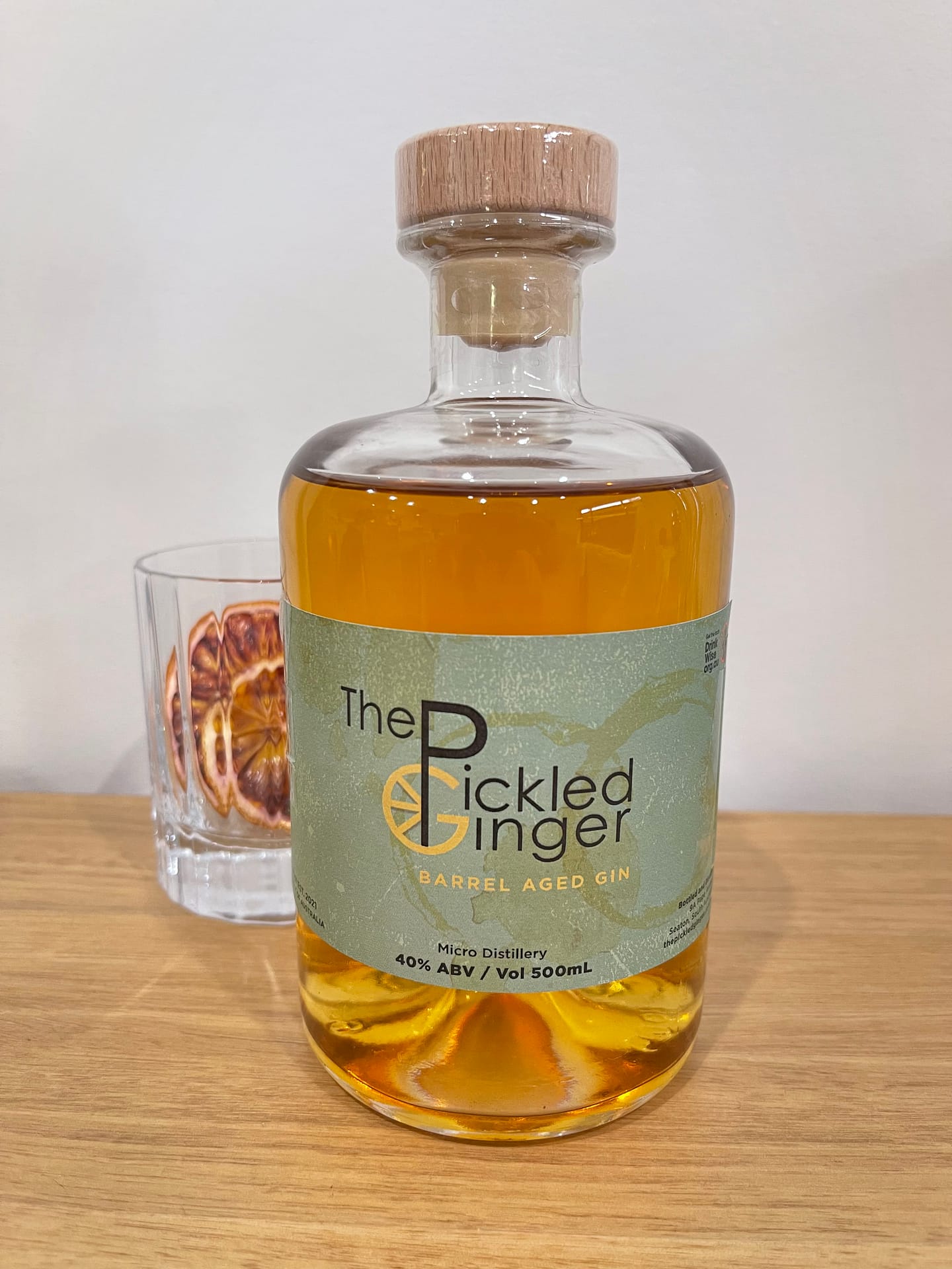Barrel Aged Gin - The Pickled Ginger Distillery